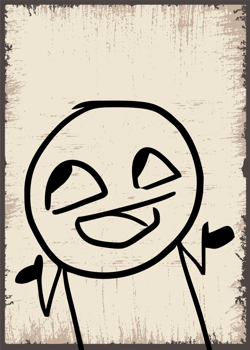 'funny meme' Poster, picture, metal print, paint by Trending Awesome ...