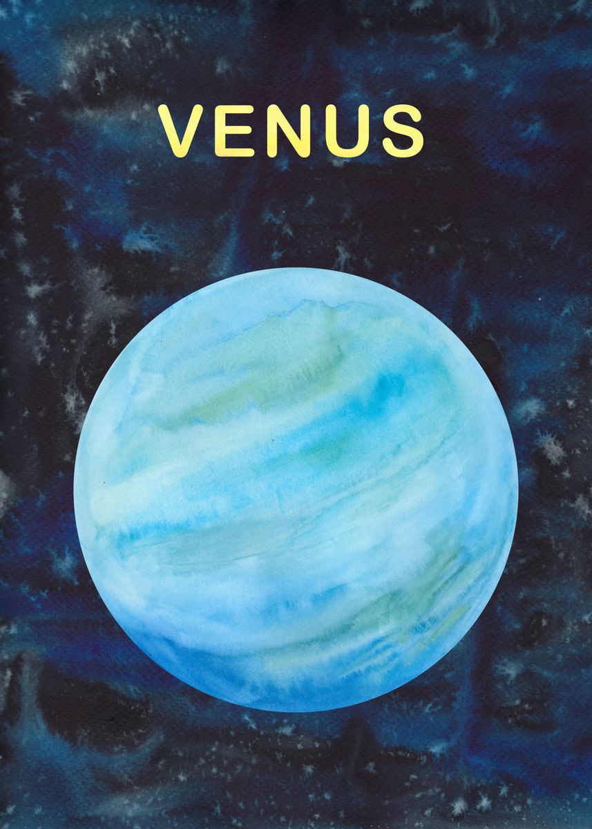 'Venus Watercolor' Poster, picture, metal print, paint by Pulp Cover ...
