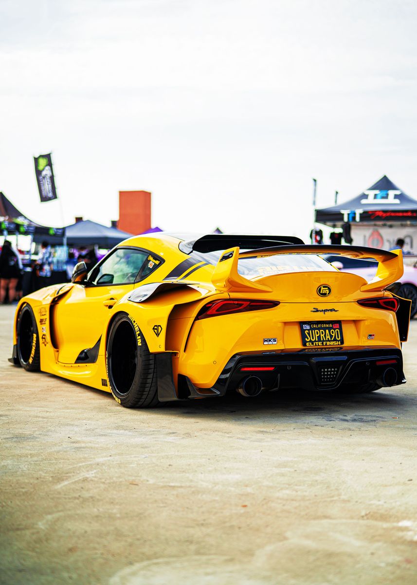 'Toyota Supra Sport' Poster, picture, metal print, paint by Robert ...