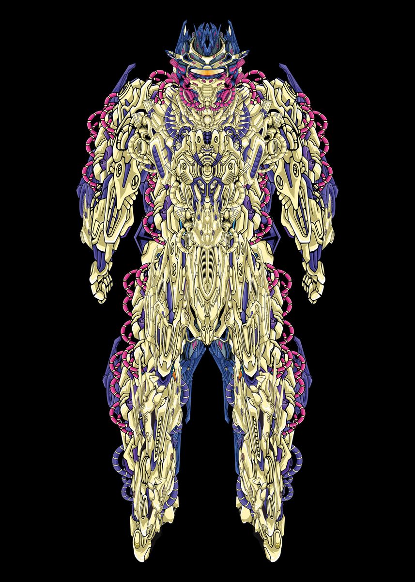 'Mecha body robot' Poster, picture, metal print, paint by Lloyd Studio ...