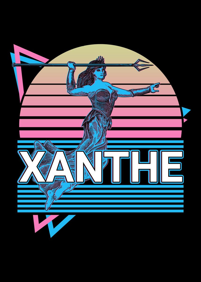 'Xanthe Goddess Ancient Gre' Poster, picture, metal print, paint by ...