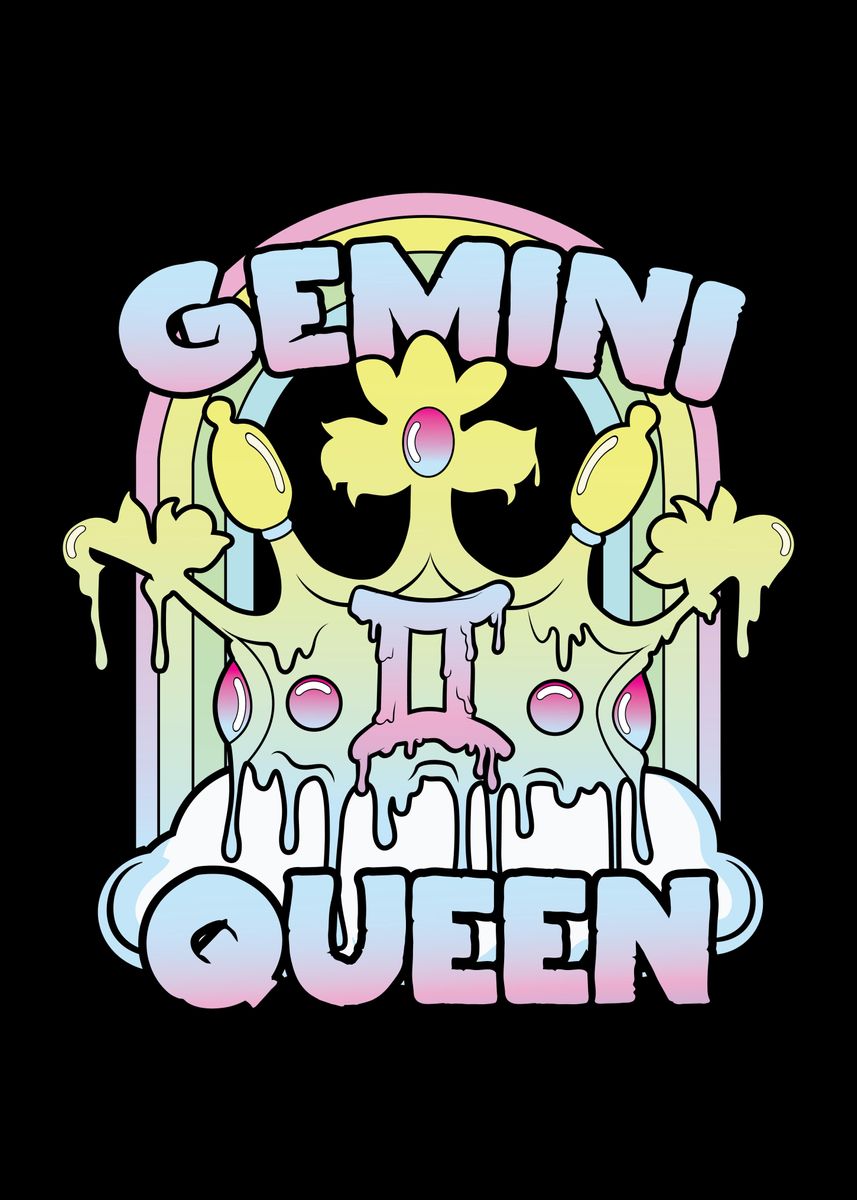 'Twin Queens' Poster by Steven Zimmer | Displate