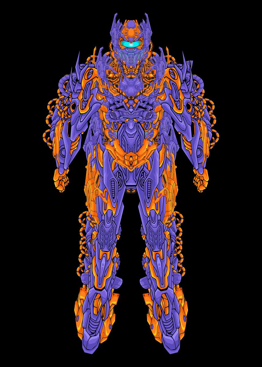 'Mecha body robot' Poster, picture, metal print, paint by Lloyd Studio ...