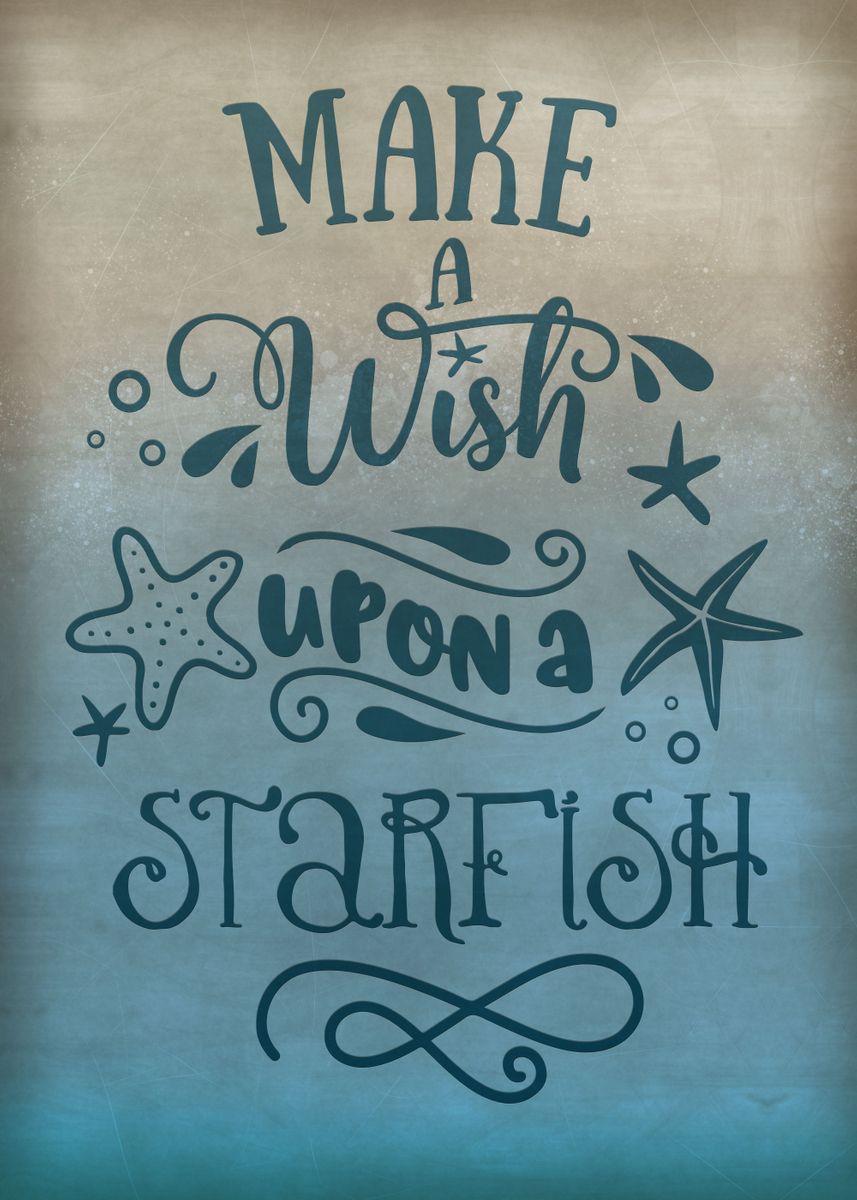 'Make a wish upon ' Poster, picture, metal print, paint by XandYart ...