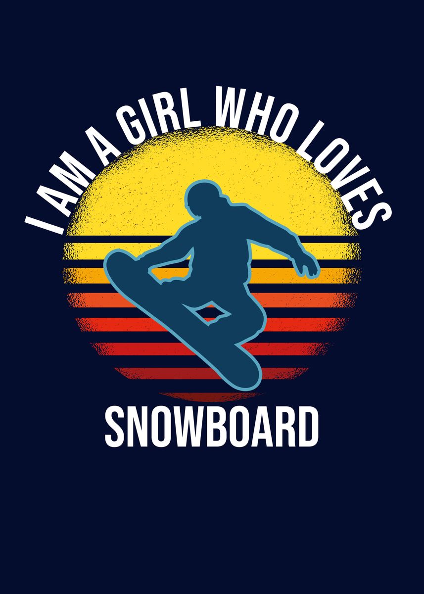 'Snowboard' Poster by MzumO | Displate