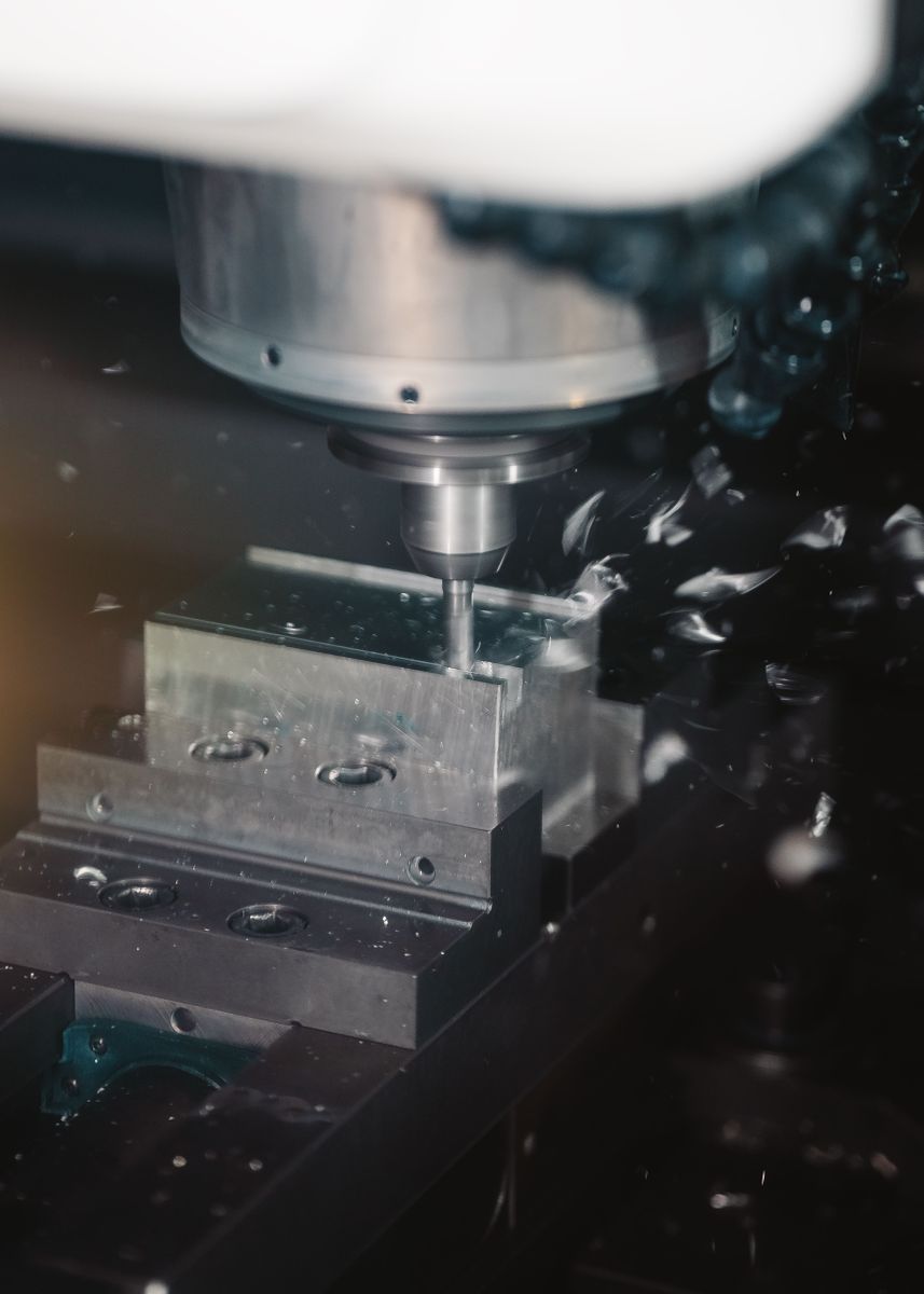 'CNC Machine' Poster, picture, metal print, paint by DM Photography ...