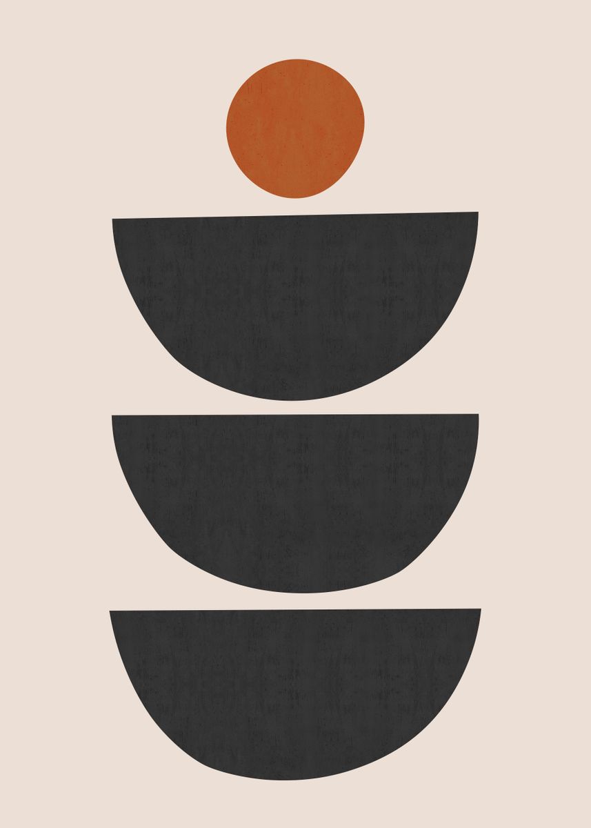 'Minimalist figures 03' Poster by Vitor Costa | Displate