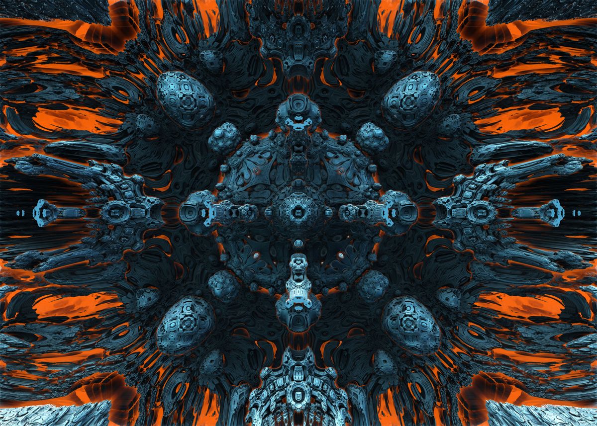 'Implosion' Poster by Peter van den Berg | Displate