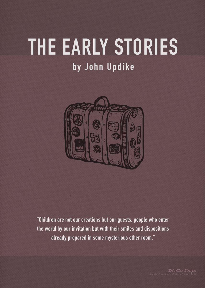 'The Early Stories Updike' Poster, picture, metal print, paint by ...