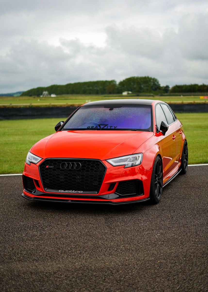 'Audi RS3' Poster, picture, metal print, paint by vividdepth | Displate