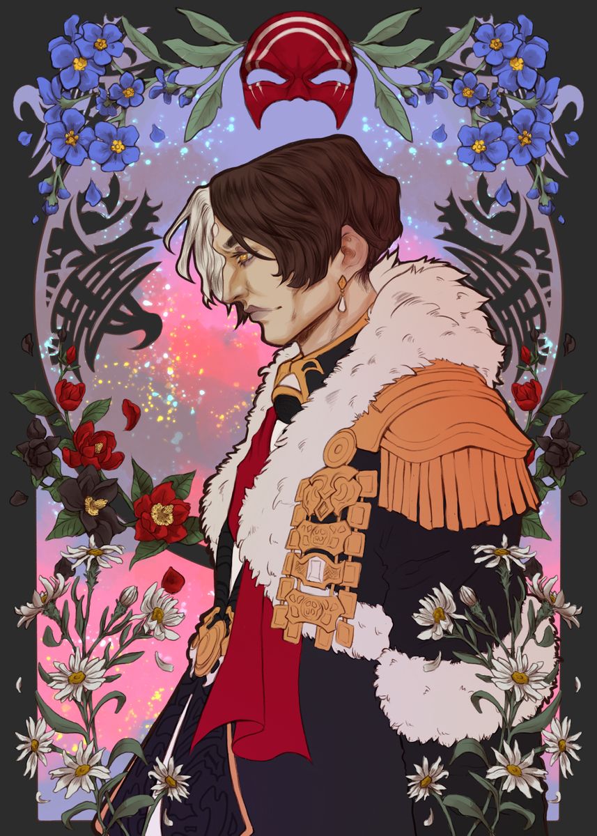 'Hades' Poster, picture, metal print, paint by Pei | Displate