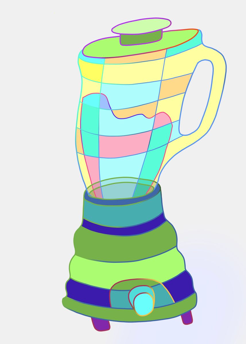 'Osterizer' Poster, picture, metal print, paint by Diana Roche | Displate