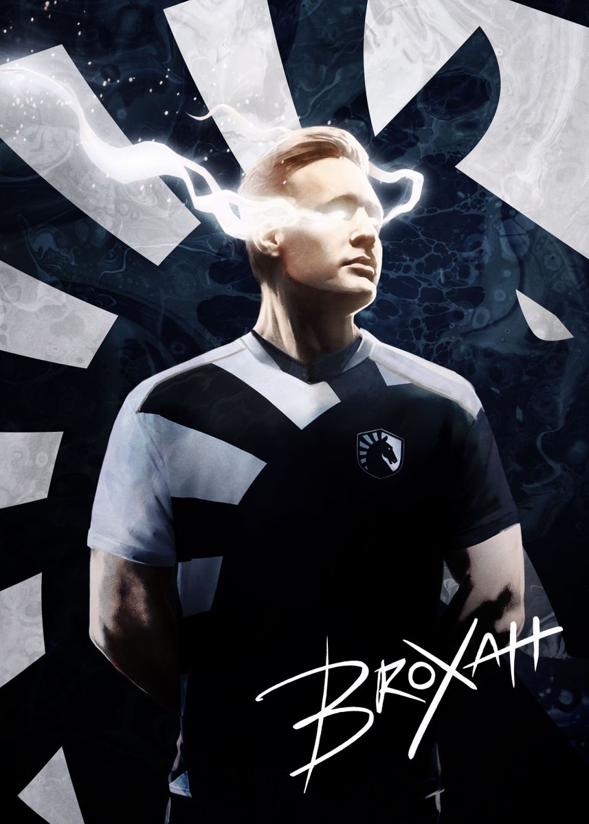 'Broxah' Poster, picture, metal print, paint by Team Liquid | Displate