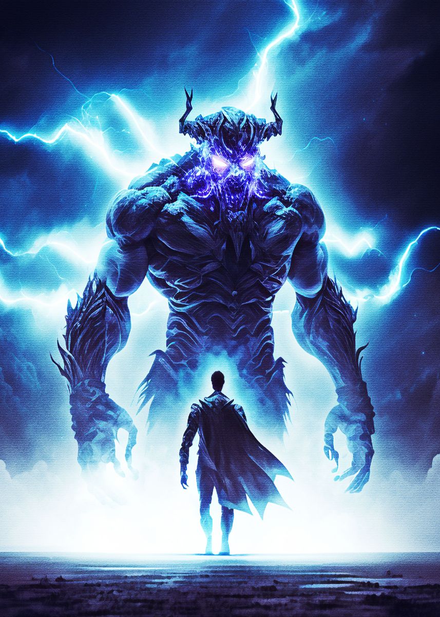 'Lightning Monsters' Poster, picture, metal print, paint by Muh Asdar ...