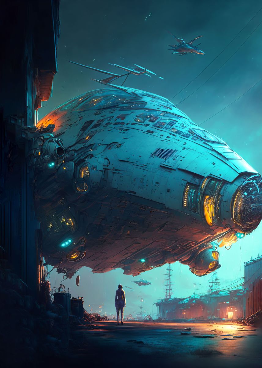 'Post Apocalyptic Explorer' Poster, picture, metal print, paint by ...