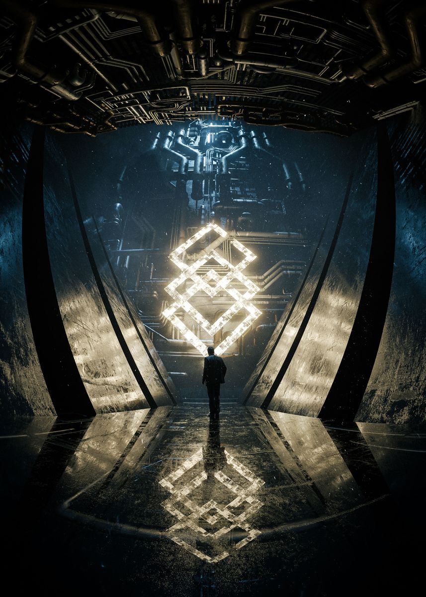 'Factory' Poster, picture, metal print, paint by Axis Psd | Displate