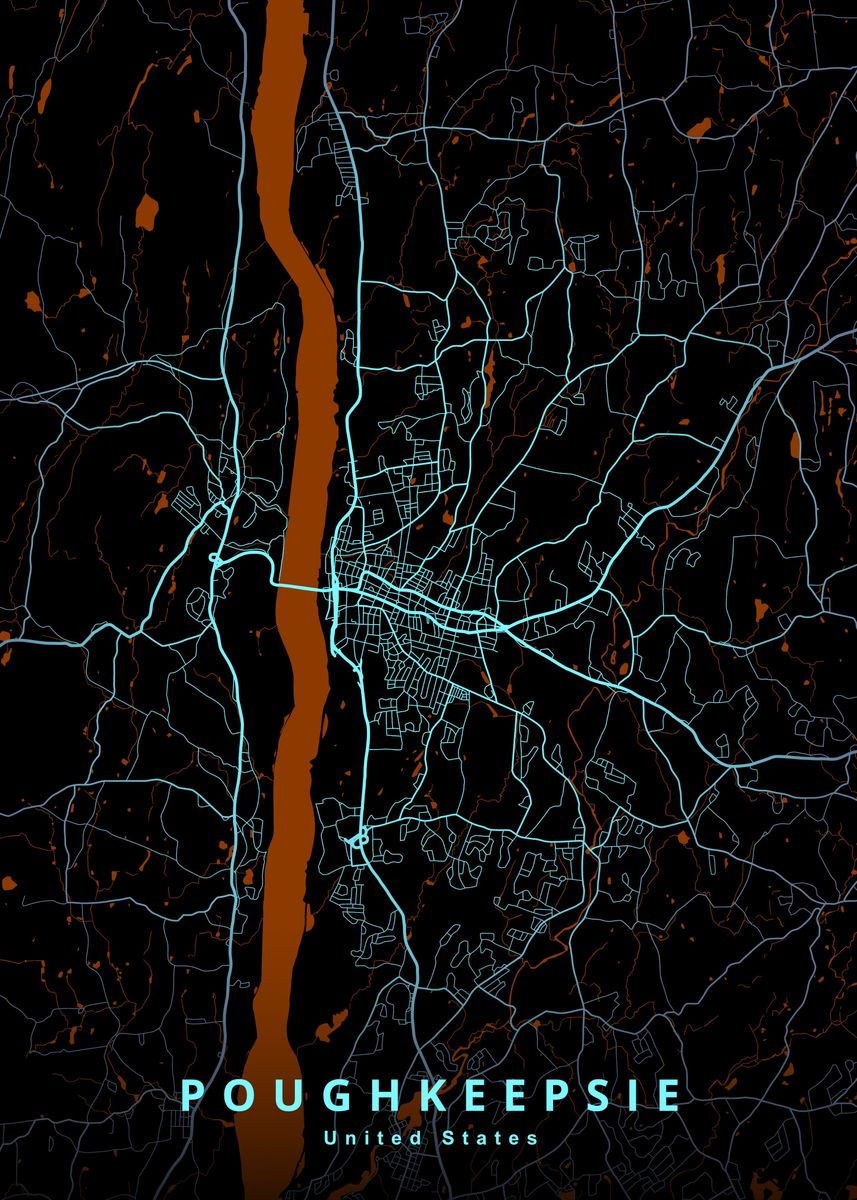 'Poughkeepsie' Poster by Deeo | Displate