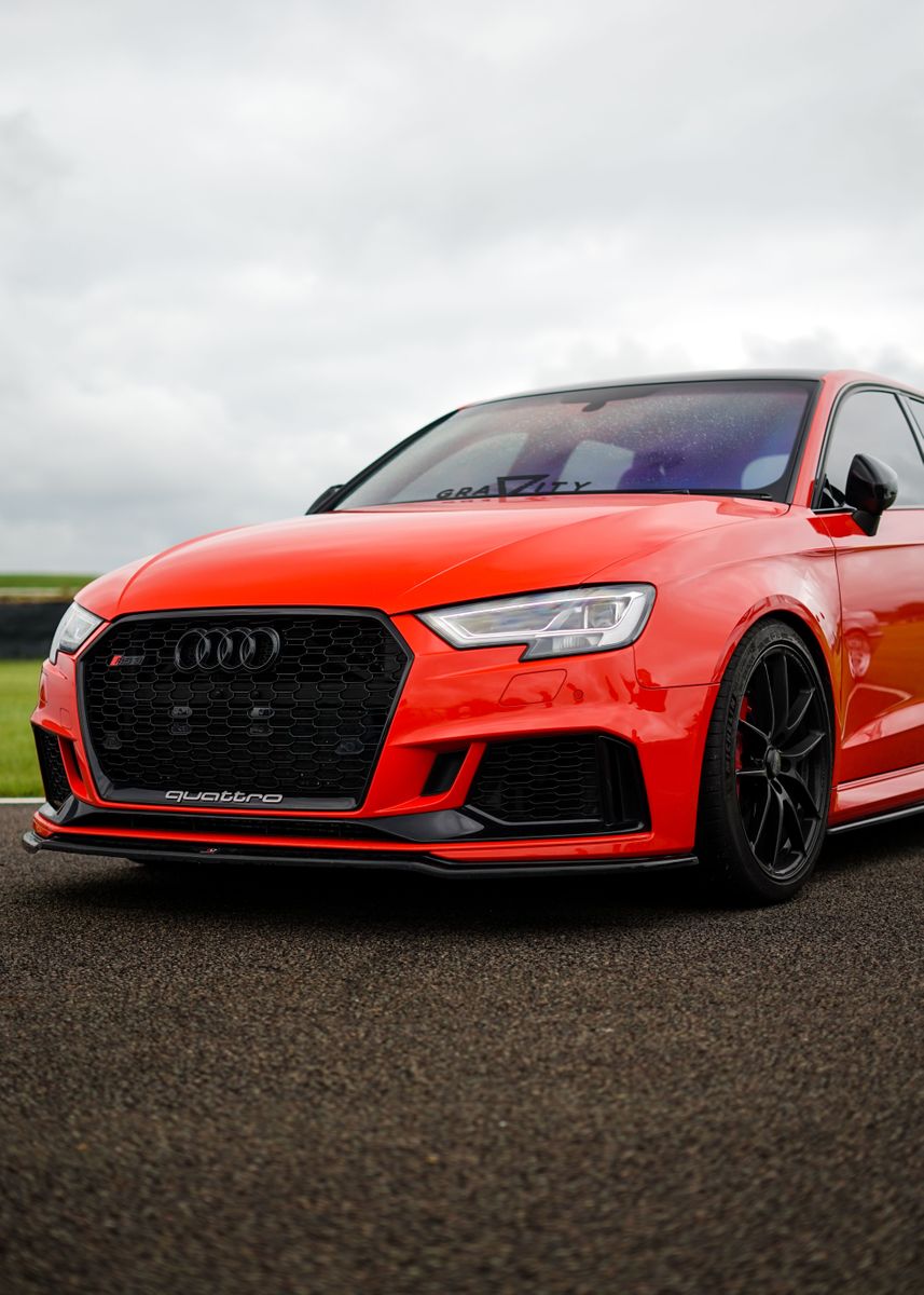 'Audi RS3' Poster, picture, metal print, paint by vividdepth | Displate