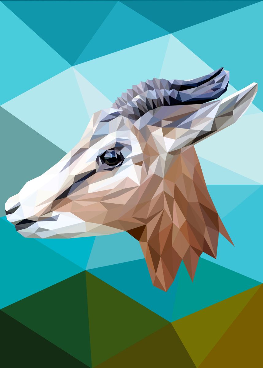 'Antelope' Poster by toan nguyen | Displate