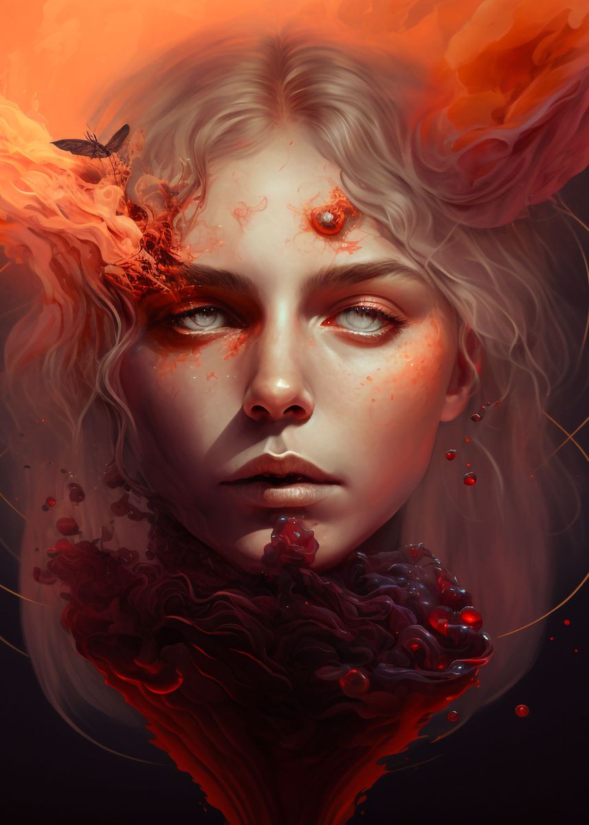 'Zombie Woman' Poster, picture, metal print, paint by Alex Tepetidis ...