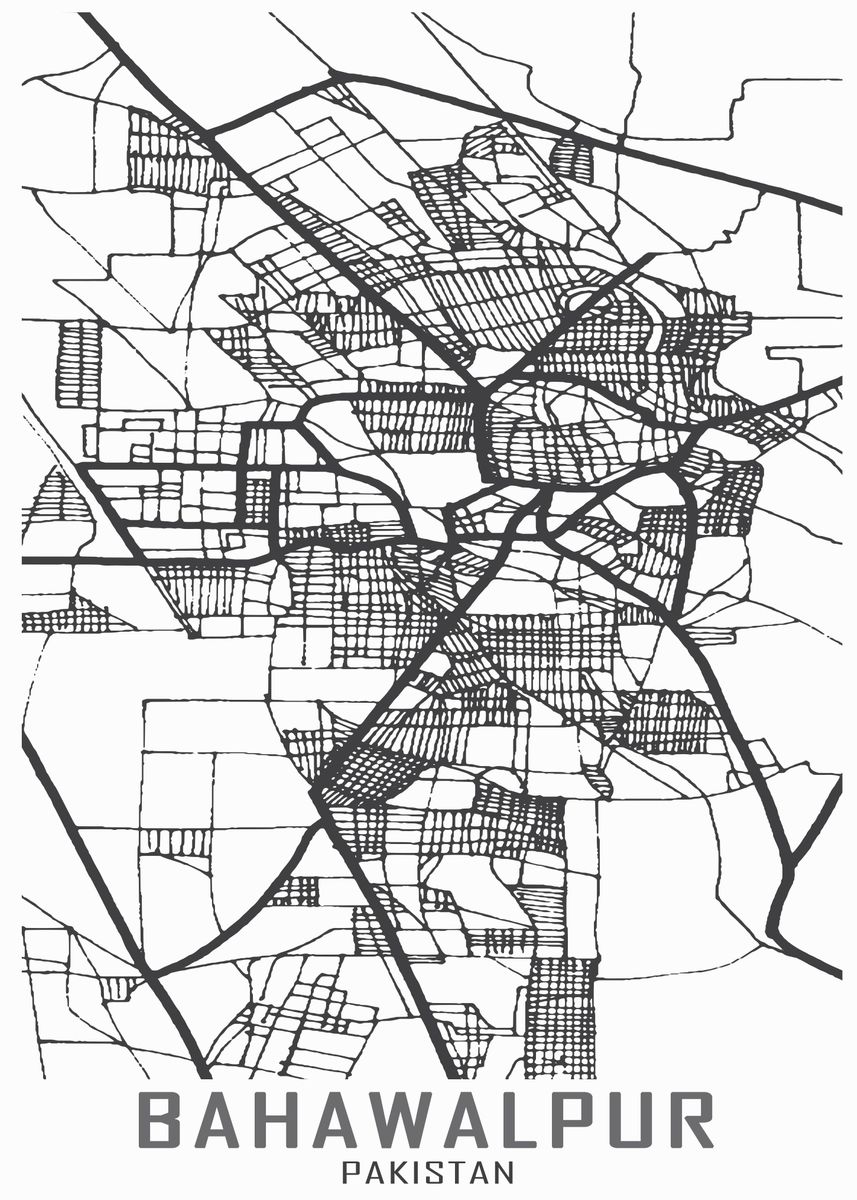 'Bahawalpur Pakistan City' Poster, picture, metal print, paint by ...