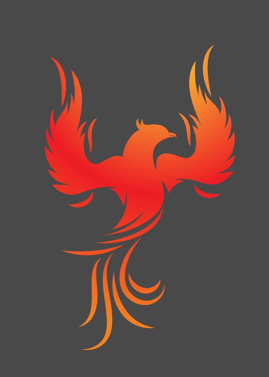 'Greatest Fire BIrd 9' Poster, picture, metal print, paint by My Legion ...