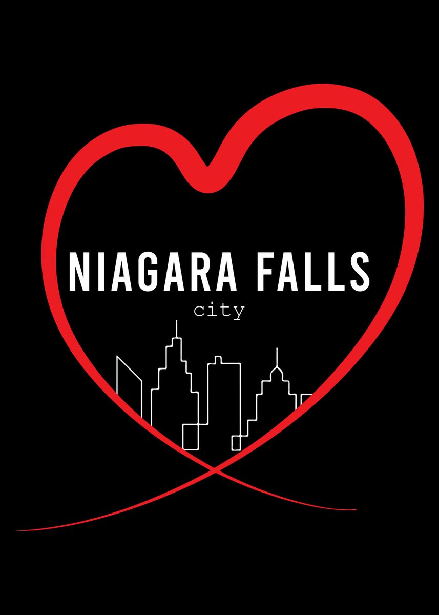 'Niagara Falls' Poster, picture, metal print, paint by berry nguyen ...