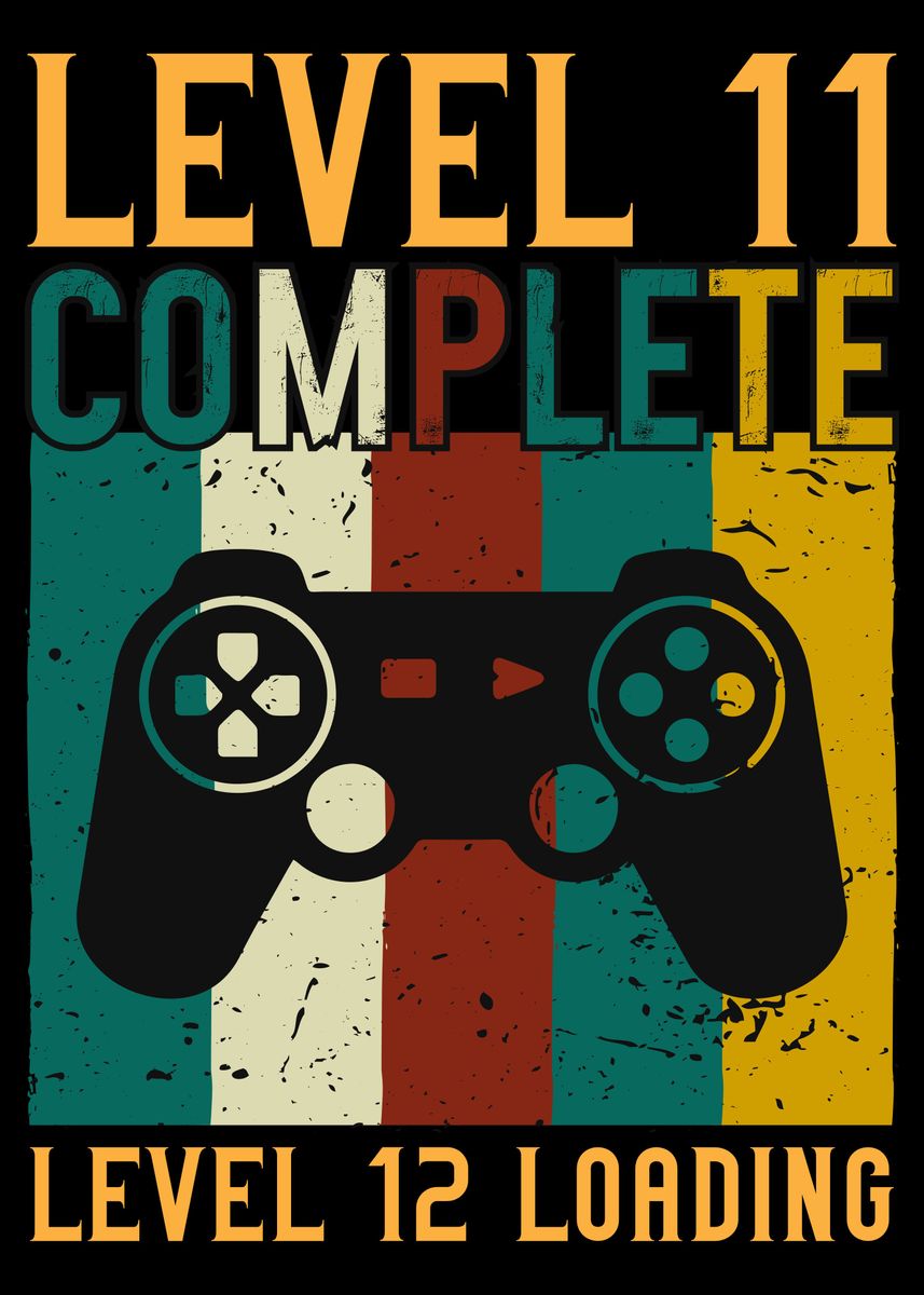 'Happy Birthday Gamer' Poster, picture, metal print, paint by Tracy ...