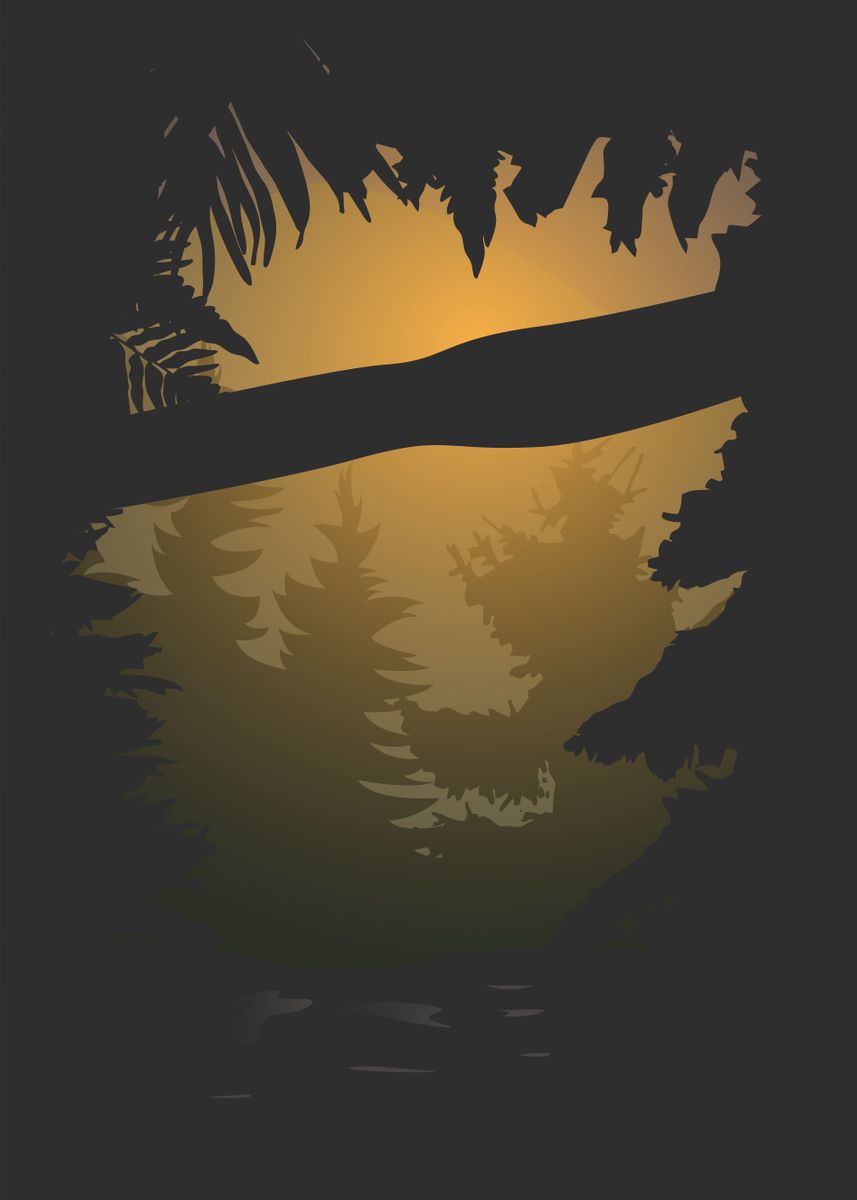 'nice view' Poster, picture, metal print, paint by Ratna Mutia Dewi ...