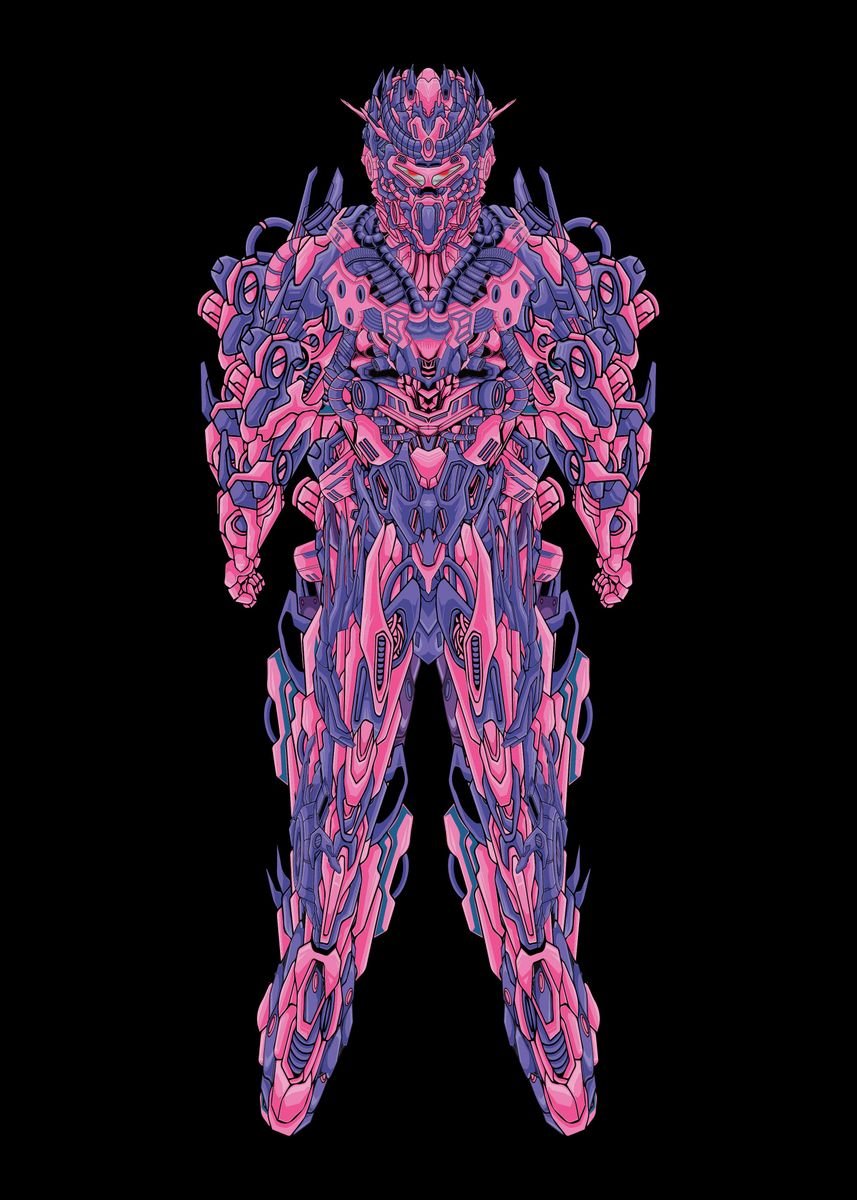 'Mecha body robot' Poster, picture, metal print, paint by Lloyd Studio ...