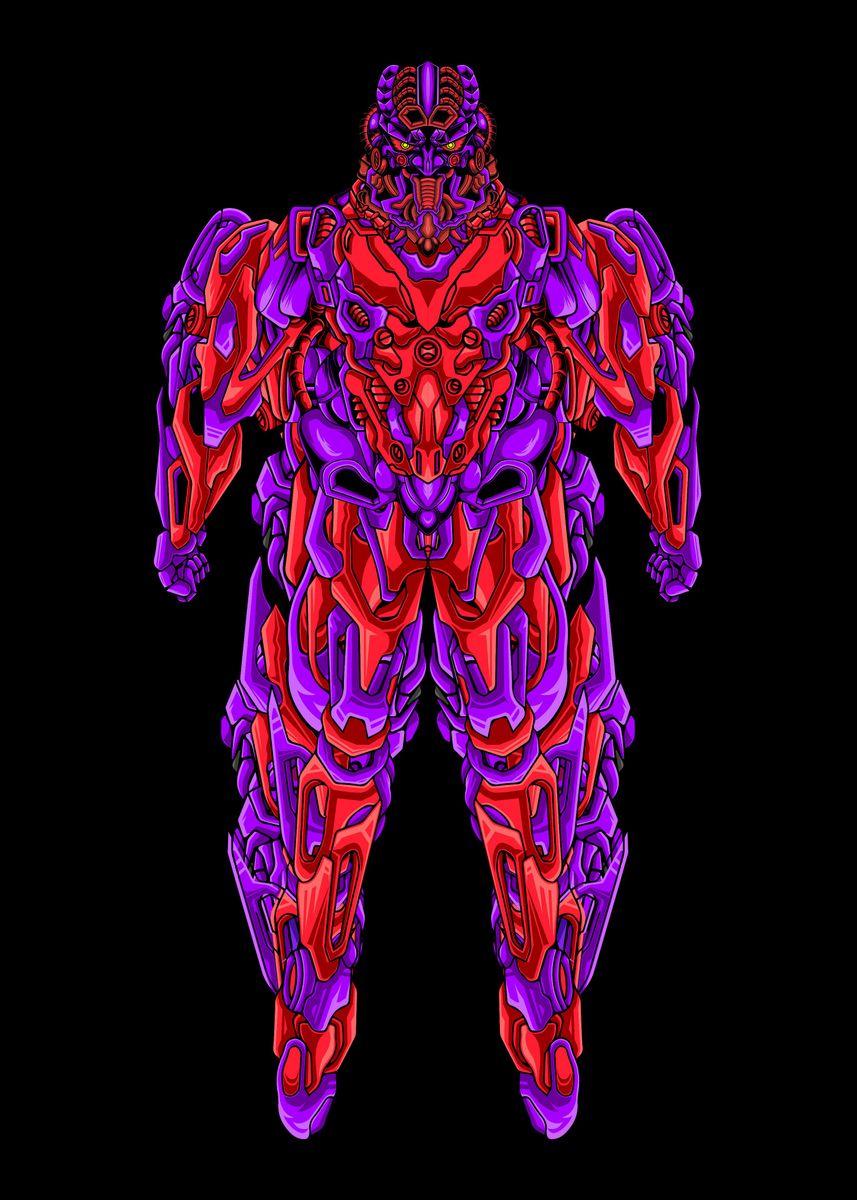 'Mecha body robot' Poster, picture, metal print, paint by Lloyd Studio ...