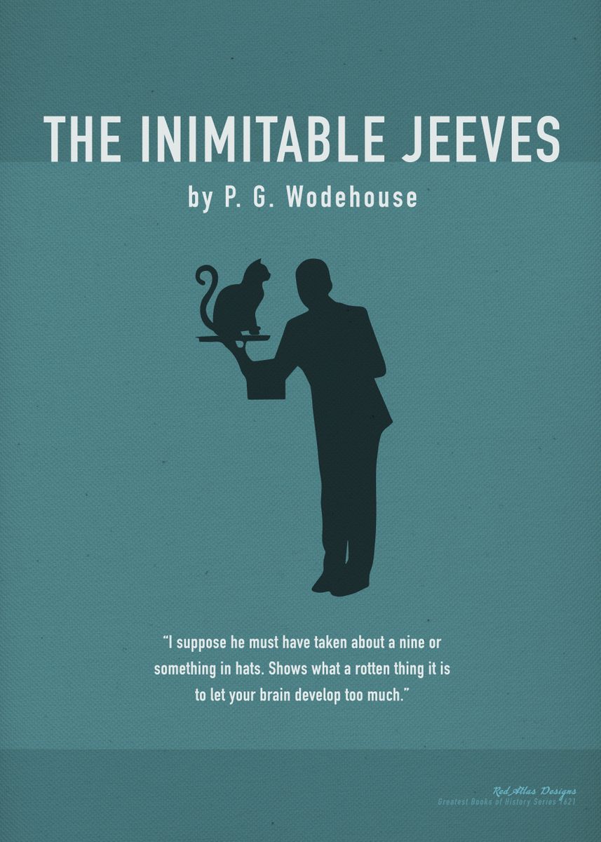 'The Inimitable Jeeves' Poster, picture, metal print, paint by Design ...