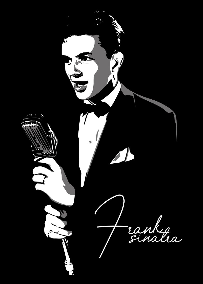 'Frank Sinatra' Poster by ArtThree Studio | Displate