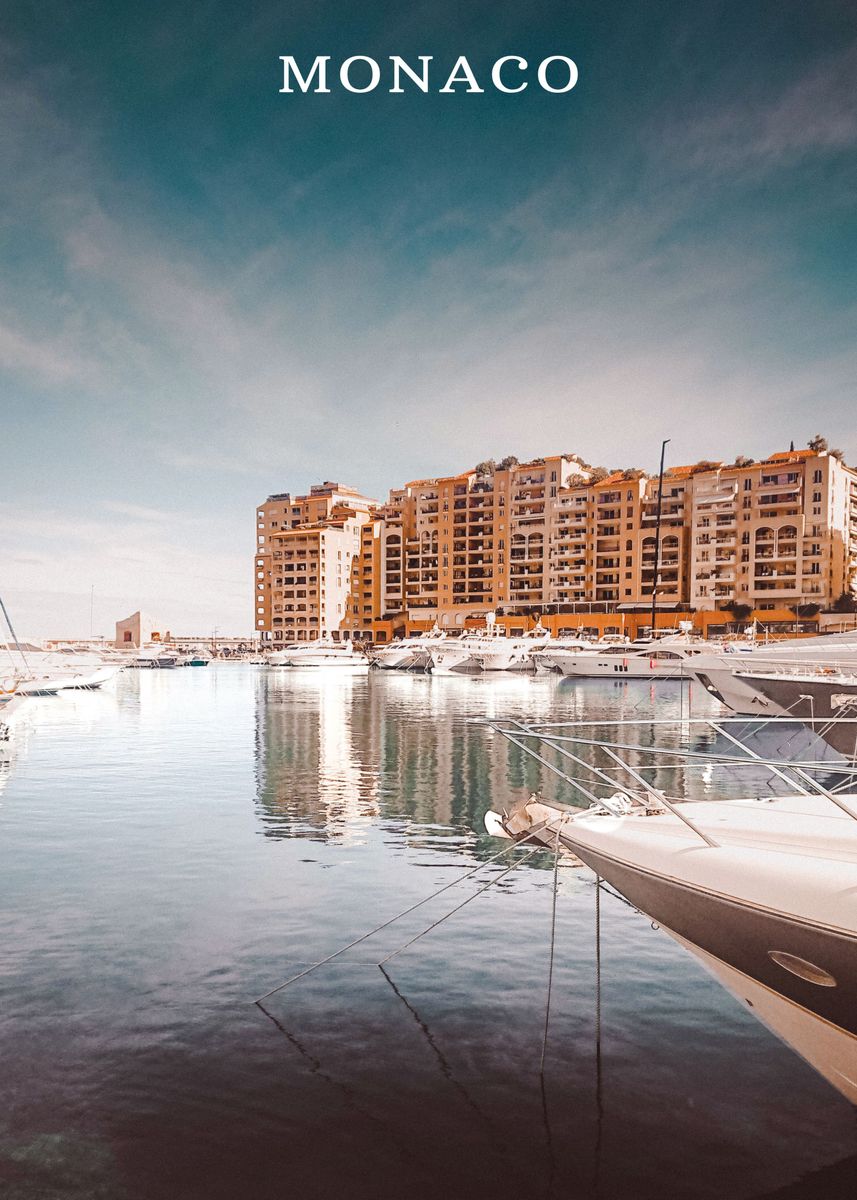 'Monaco ' Poster, picture, metal print, paint by Big City | Displate