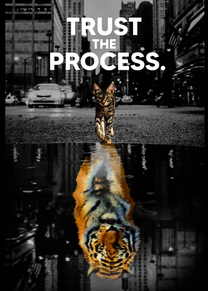 'Inspirational Quotes Cat' Poster by Team Awesome | Displate