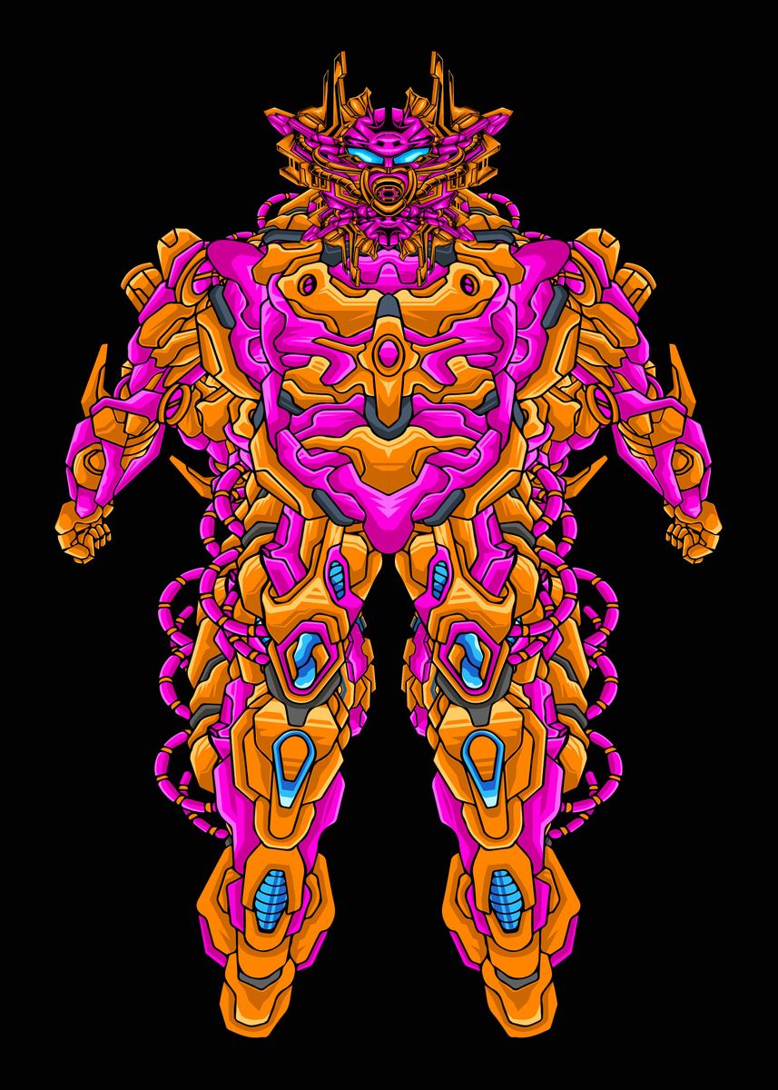 'Mecha body robot' Poster, picture, metal print, paint by Lloyd Studio ...