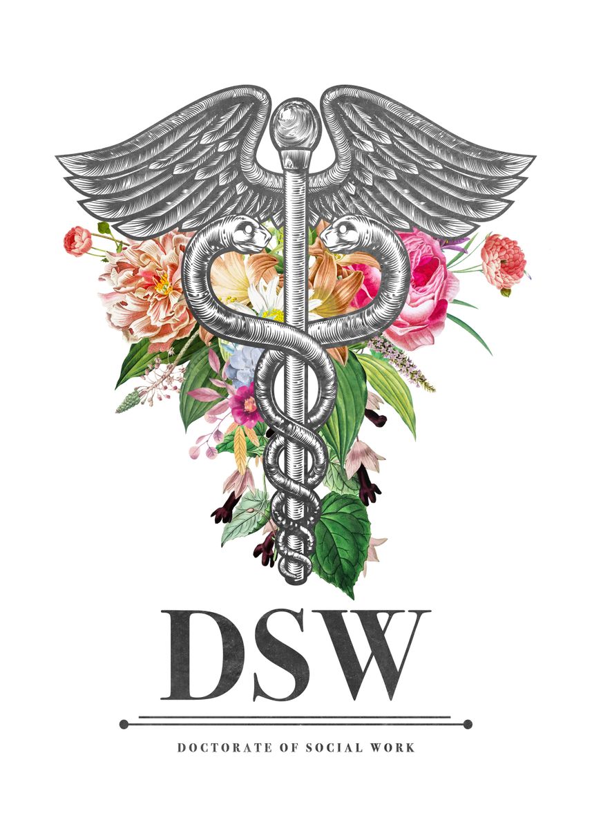 'Doctorate of Social Work' Poster by Aged Pixel | Displate