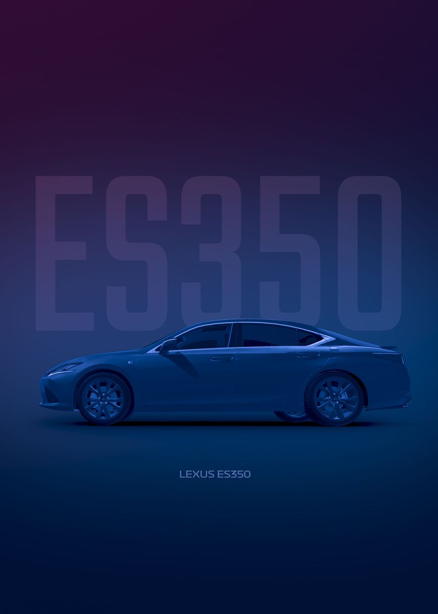 'Lexus ES350 F Sport' Poster by Basues | Displate