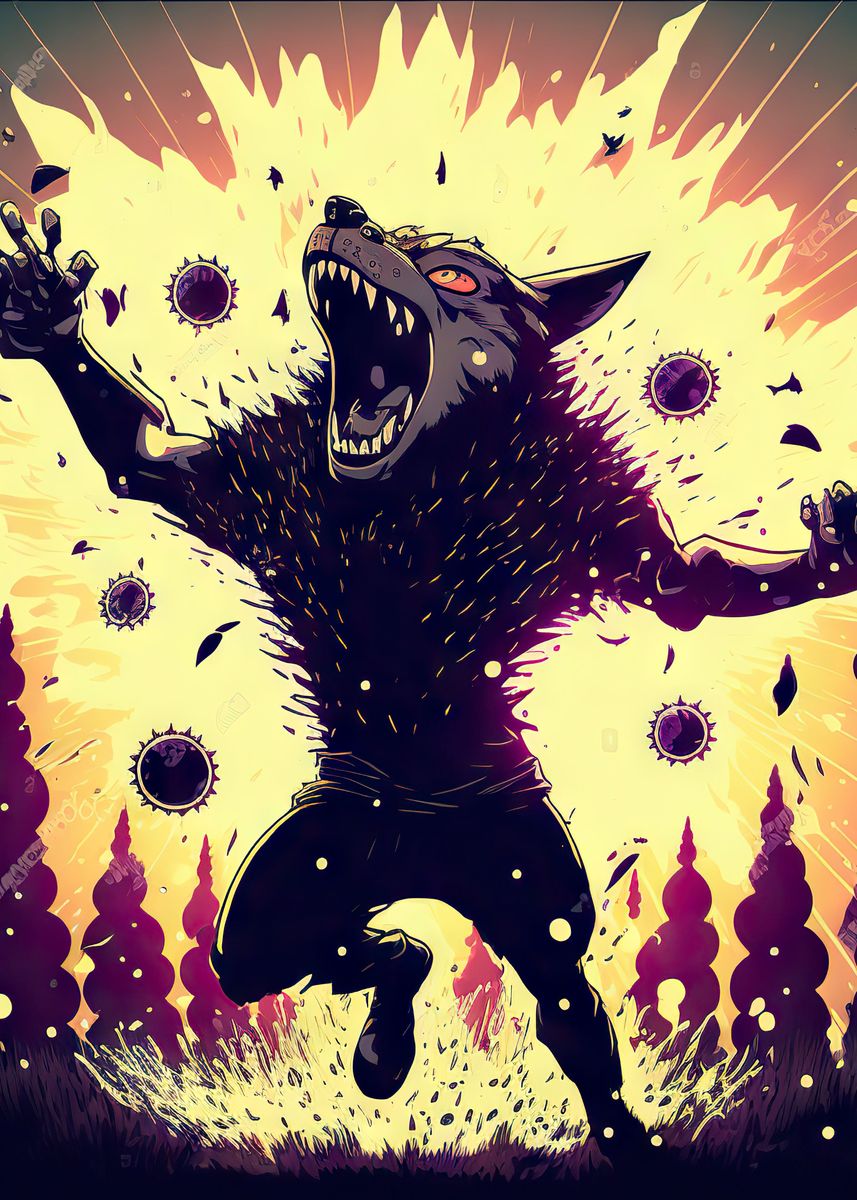 'Bye bye Wolf' Poster, picture, metal print, paint by Stephen Schreck ...