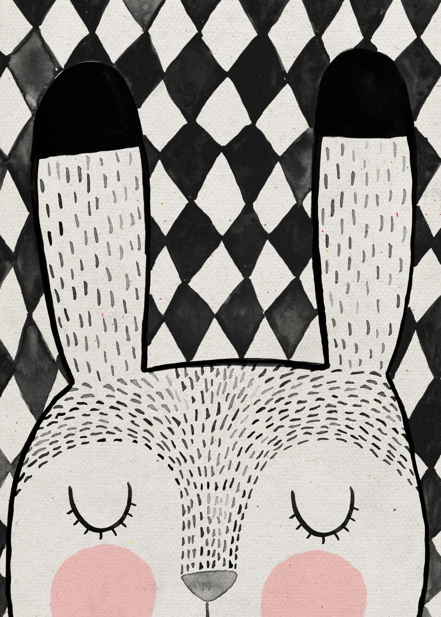 'Bunny' Poster, picture, metal print, paint by World Class Photos ...