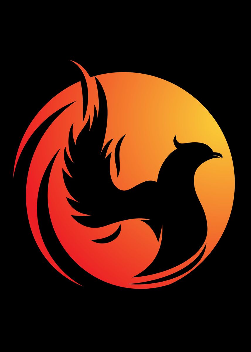 'Greatest Fire Bird 16' Poster, picture, metal print, paint by My ...