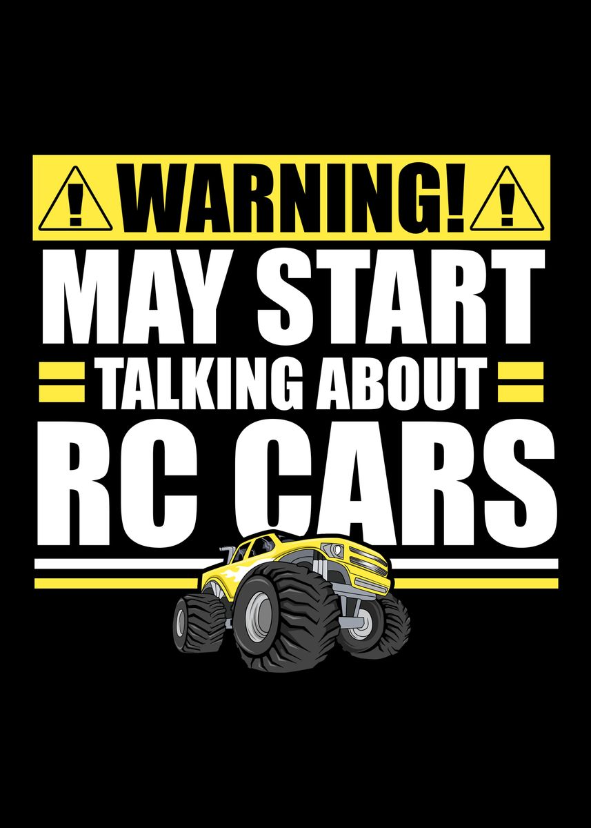 'RC Car Remote Control' Poster, picture, metal print, paint by ...