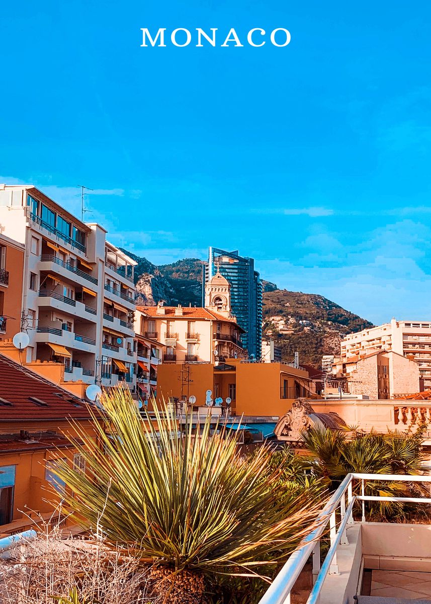 'Monaco ' Poster, picture, metal print, paint by Big City | Displate