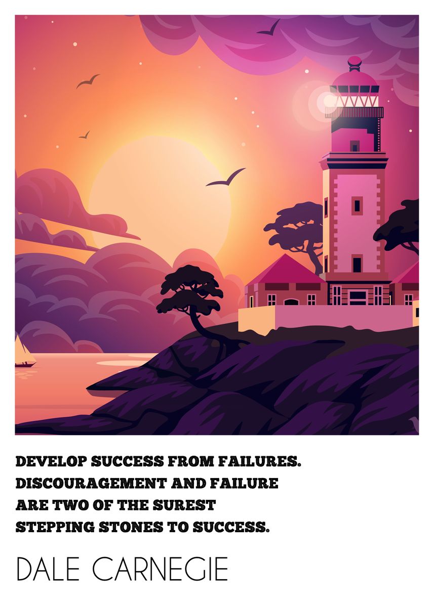 'Dale Carnegie' Poster, picture, metal print, paint by kun bin | Displate