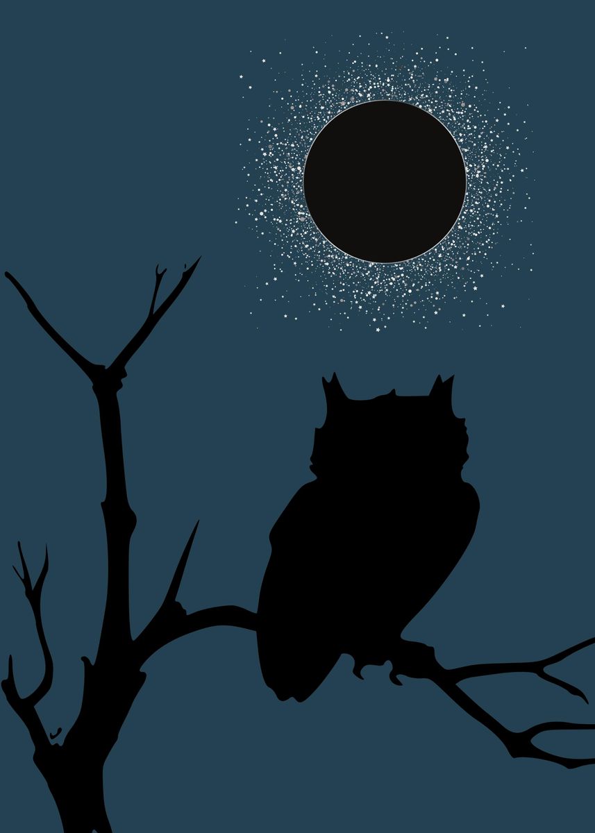 'Owl Lovers Art 4' Poster, picture, metal print, paint by Oizy ...