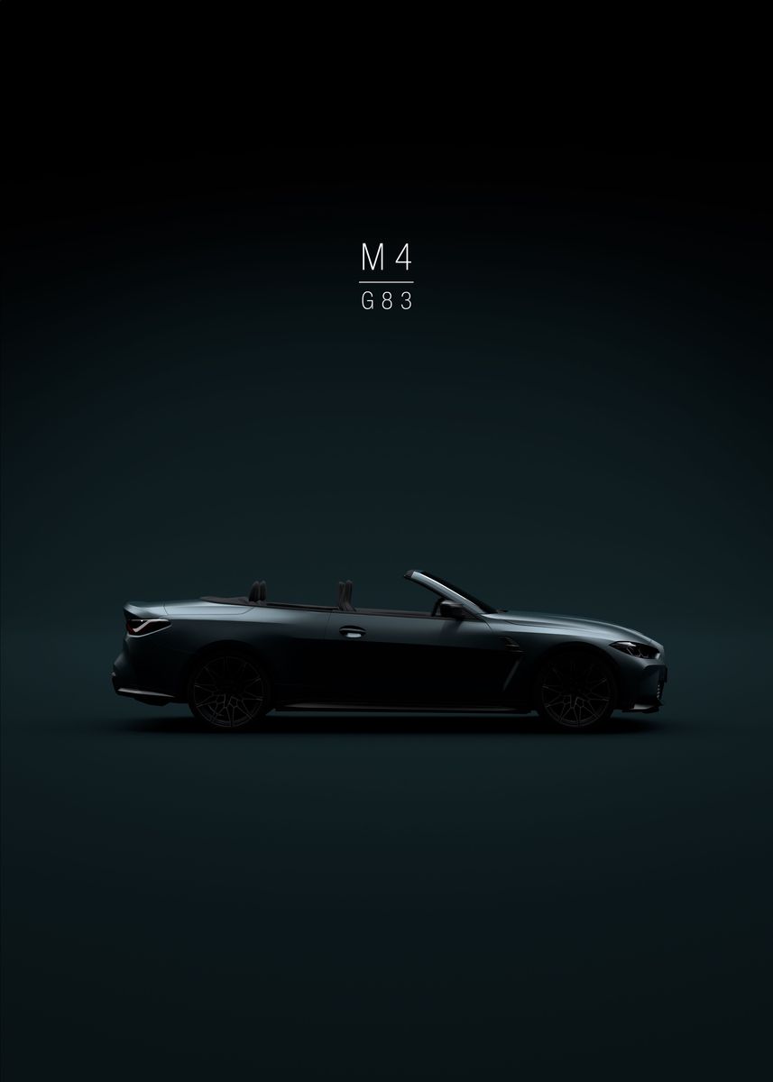 '2021 M4 G83 Convertible' Poster by 21 MXM | Displate
