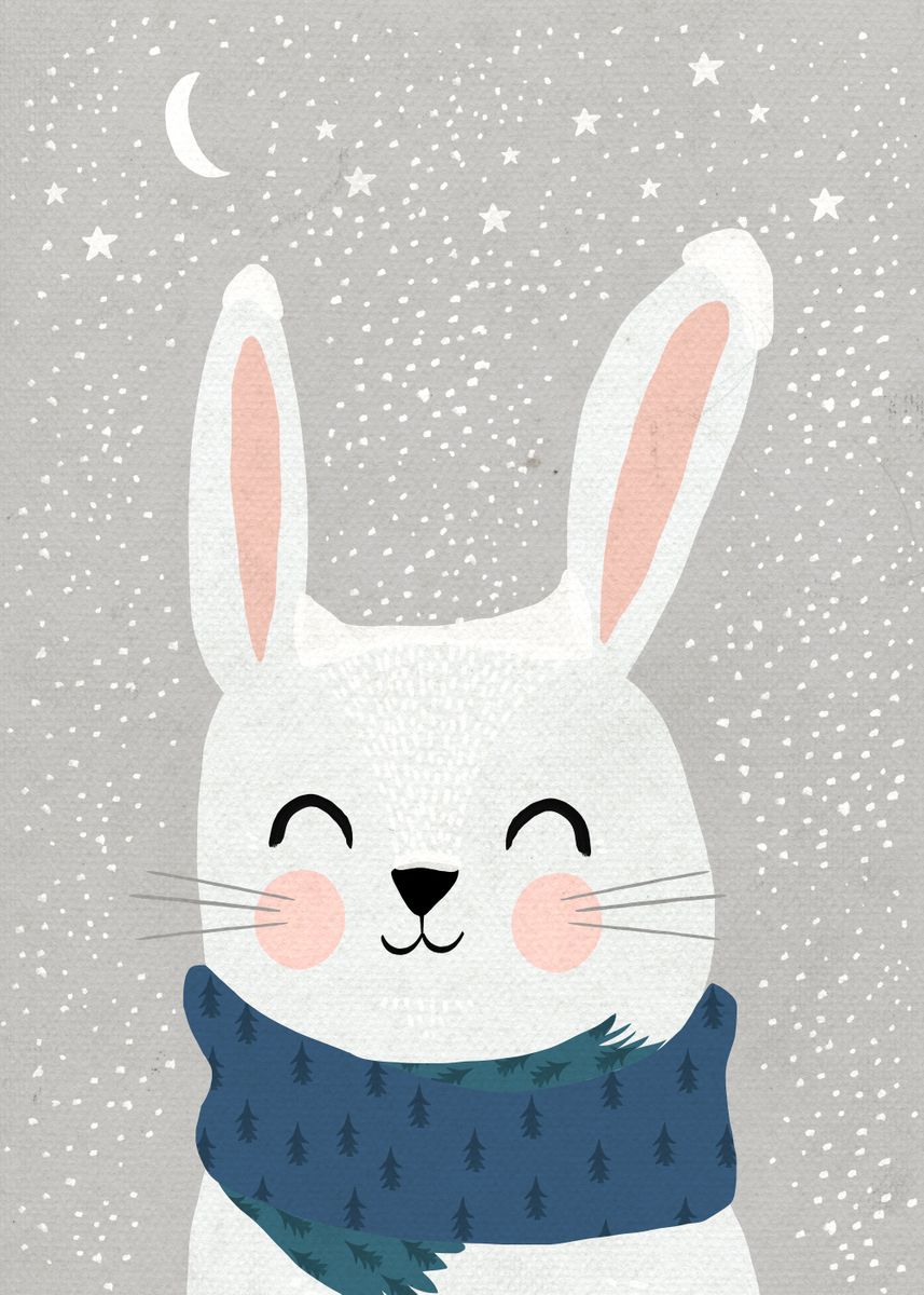 'Snow Bunny' Poster, picture, metal print, paint by World Class Photos ...