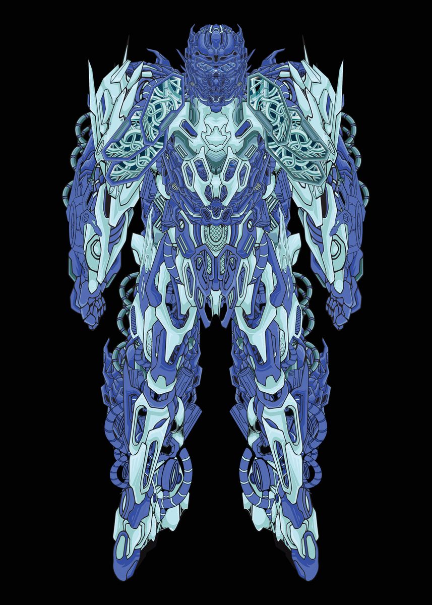 'Mecha body robot' Poster, picture, metal print, paint by Lloyd Studio ...