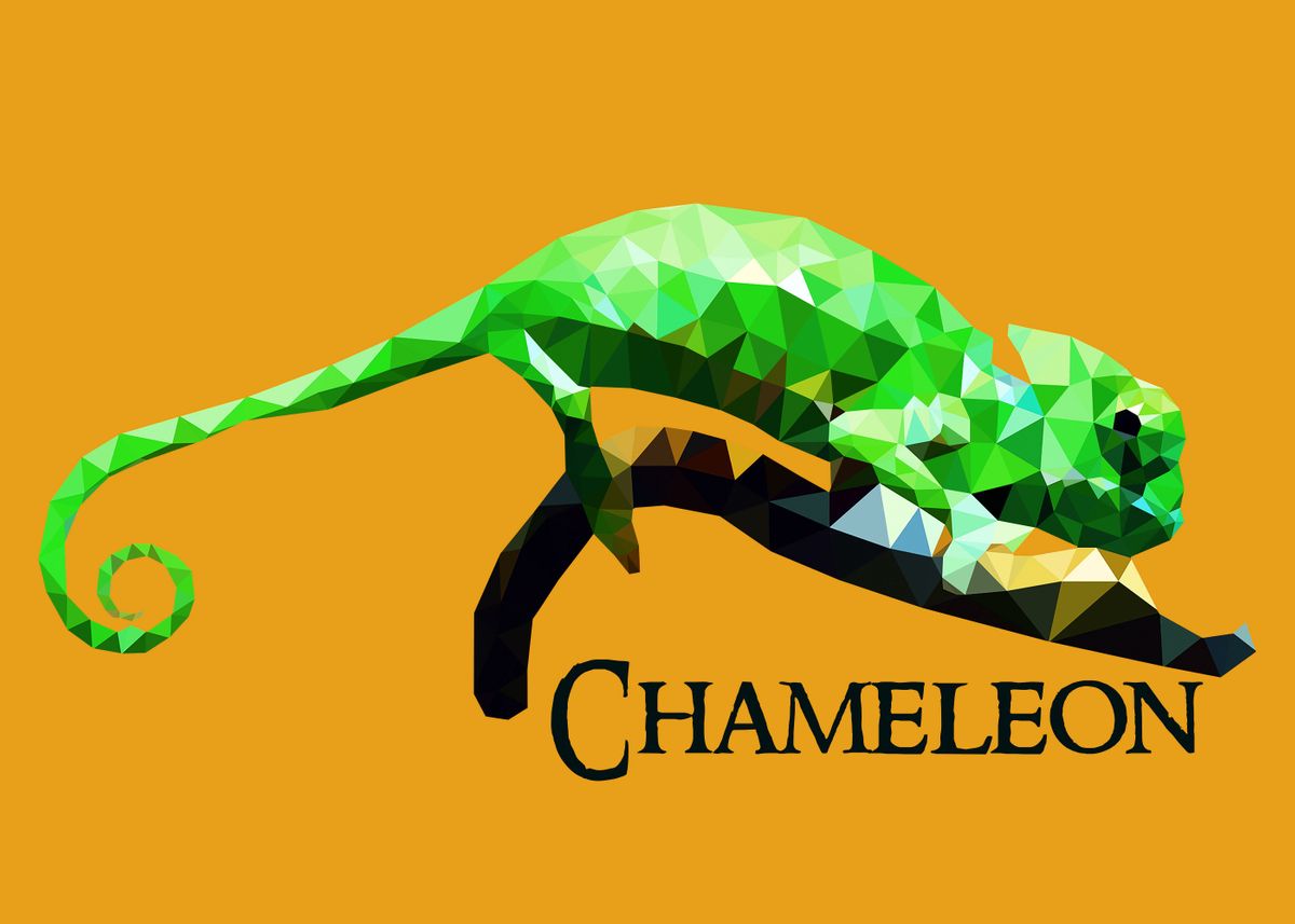 'Chameleon' Poster by Dare Neil | Displate