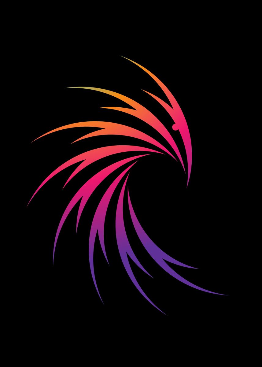 'Greatest Fire Bird 14' Poster, picture, metal print, paint by My ...